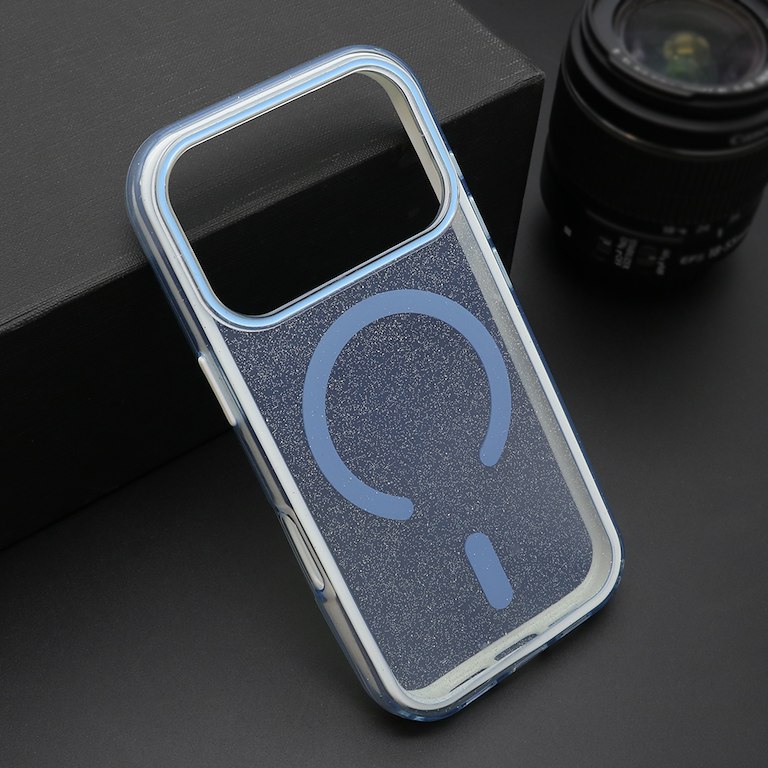 Zastitna maska (futrola) CRYSTAL MagSafe - iPhone 17 Pro plava (MS)