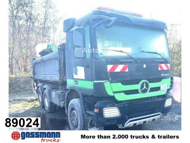 Mercedes-Benz Actros 3341 K 6x4, Bormatik links, Heckkran Penz kiper