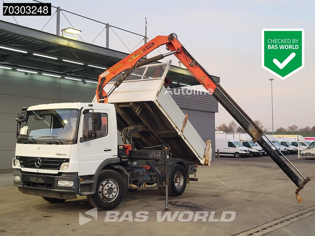 Mercedes-Benz Atego 1624 4X2 Palfinger PK10000 Kran Crane Manual Steelsuspensi kiper