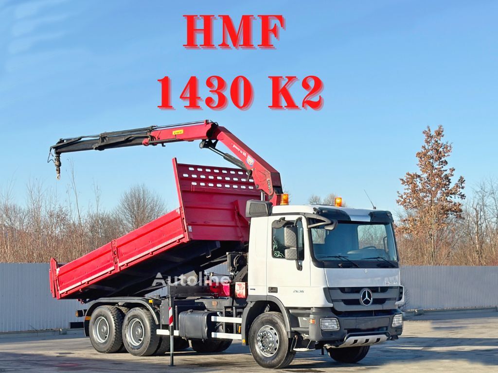 Mercedes-Benz ACTROS 2636* KIPPER 5,25 + BORDMATIC / 6x4 kiper