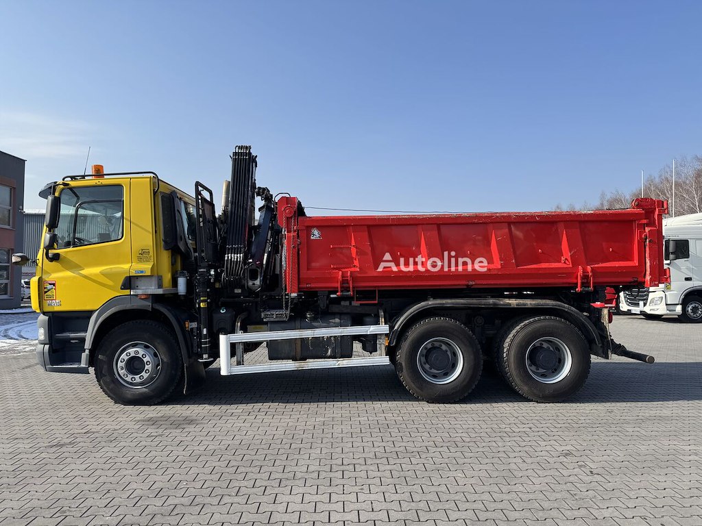DAF CF 85.410 ATe EEV 6x4 DŻWIG HDS HYDROBURTA OPONY-90% kiper