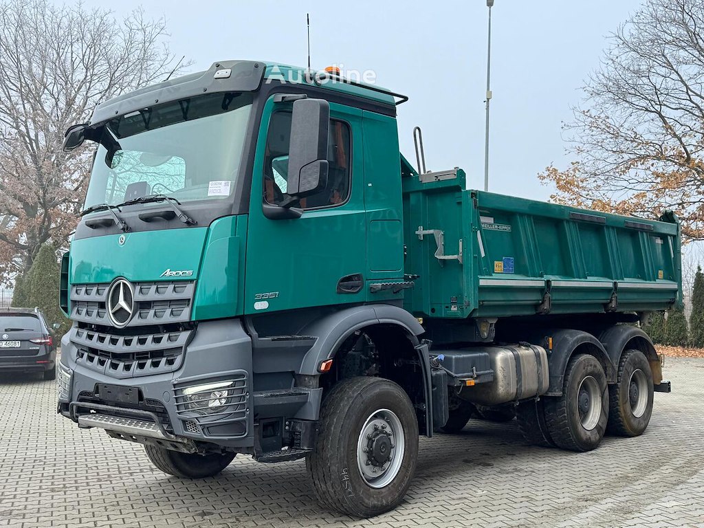Mercedes-Benz AROCS 3351 6x6 WYWROTKA TRÓJSTRONNA Z BORDMATIKIEM kiper
