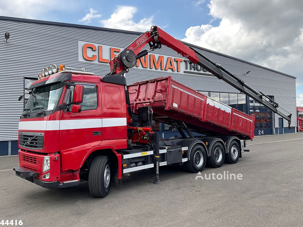 Volvo FH 460 8x4 Fassi 27 Tonmeter laadkraan (bouwjaar 2019) kiper