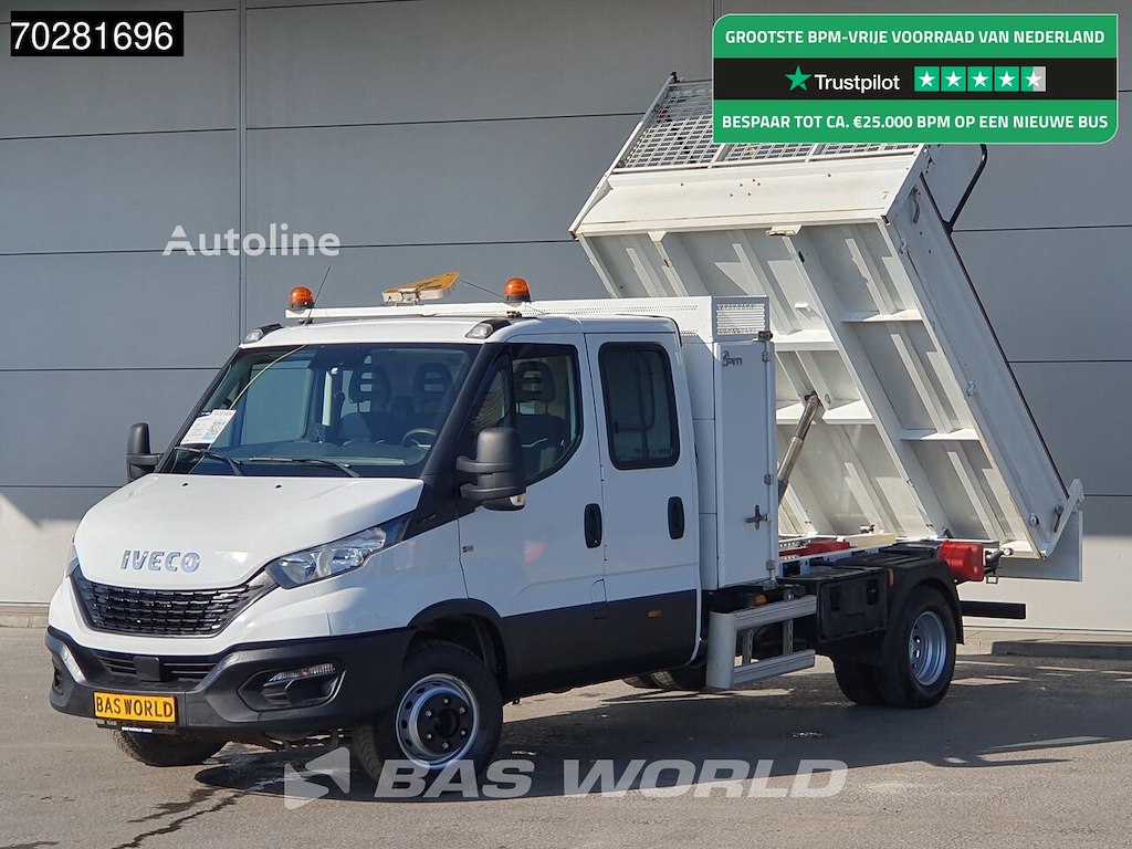 IVECO Daily 70C18 3.0L Kipper Dubbel Cabine Dubbellucht 3,5t Trekhaak kiper