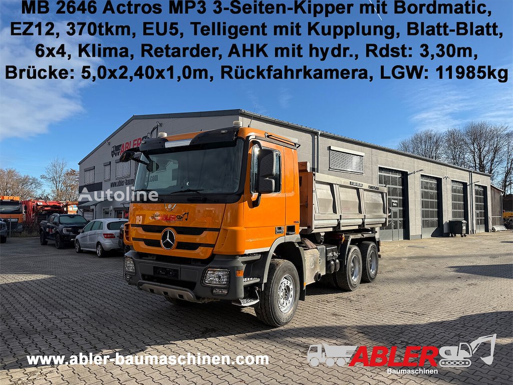 Mercedes-Benz 2646 Actros MP3 kiper
