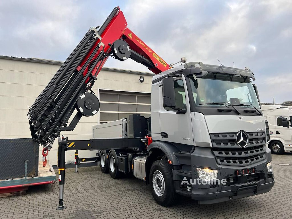 Mercedes-Benz Arocs 2853 mit Palfinger PK 34002-SH G kiper
