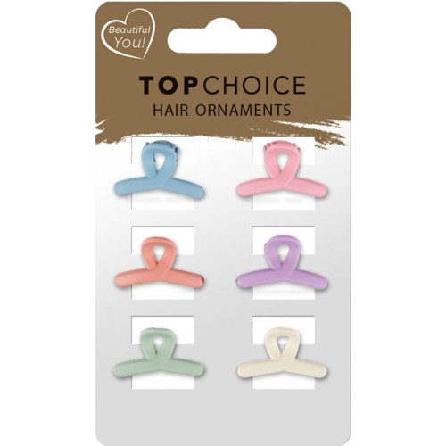 TOP CHOICE - Šnalice za kosu 20636 (6 pcs)