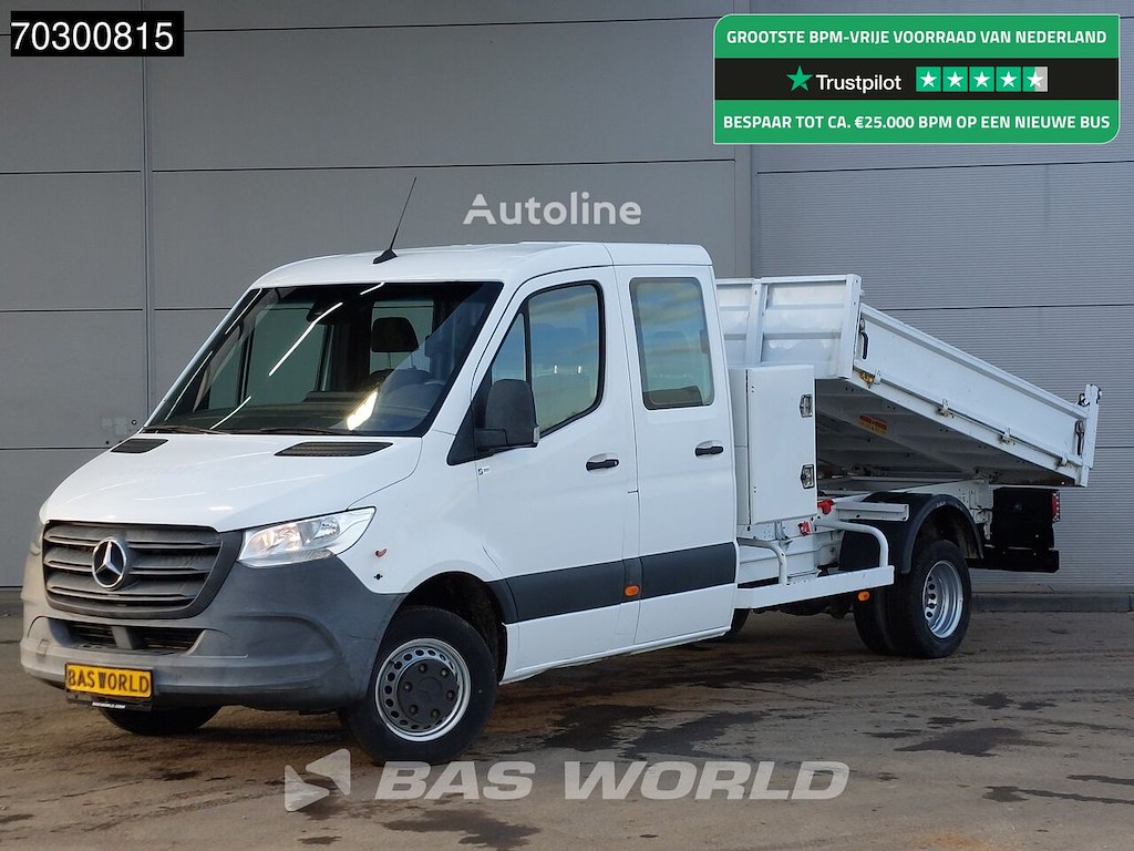 Mercedes-Benz Sprinter 514 CDI Kipper met Kist Dubbel Cabine Dubbellucht 3,5t kamion kiper < 3.5t