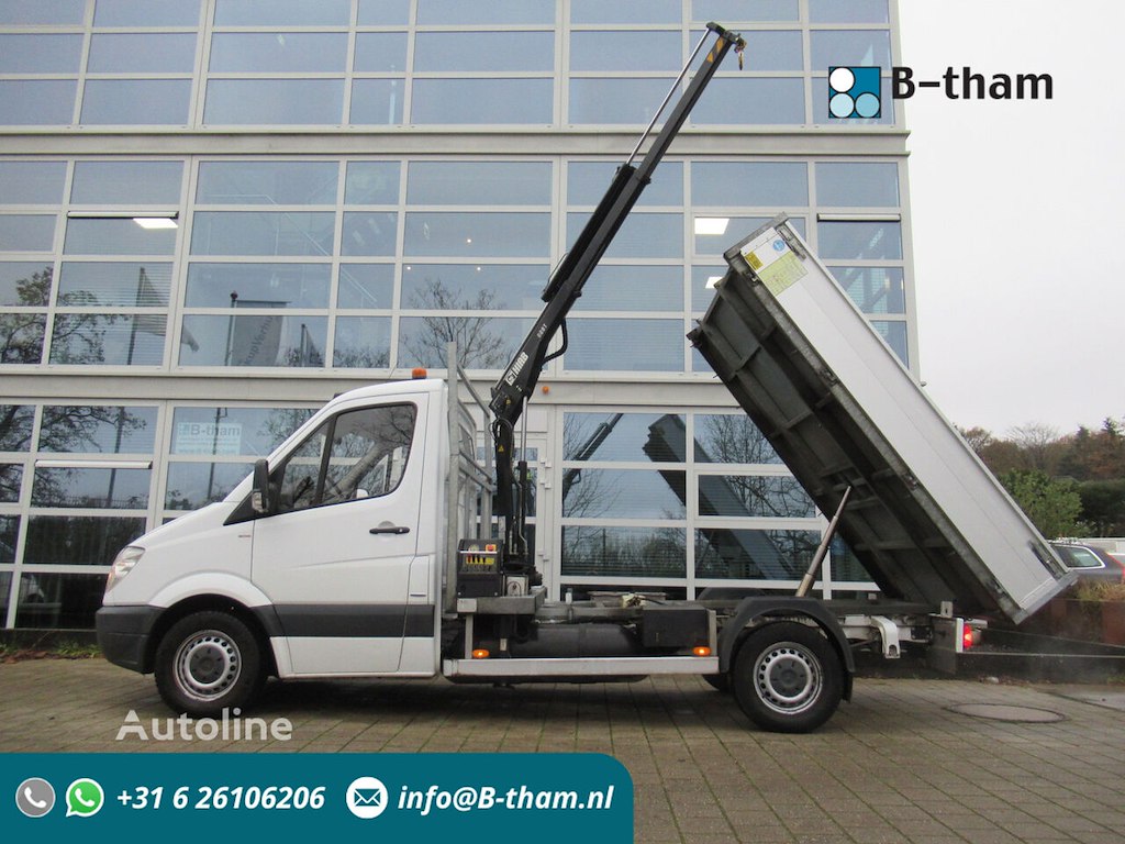 Mercedes-Benz Sprinter 316 1.8 NGT 366 Kipper + HIAB Kraan Kran Crane kamion kiper < 3.5t