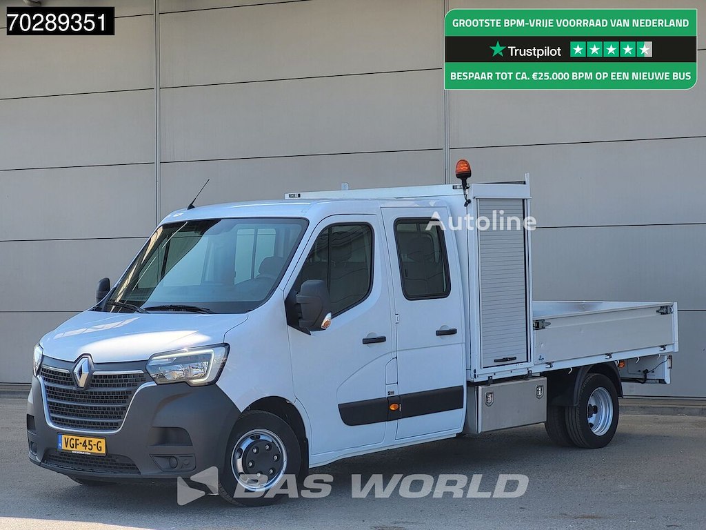 Renault Master 145PK Open Laadbak Dubbellucht 3,5t Trekhaak DC Dubbel Ca kamion s ravnom platformom < 3.5t