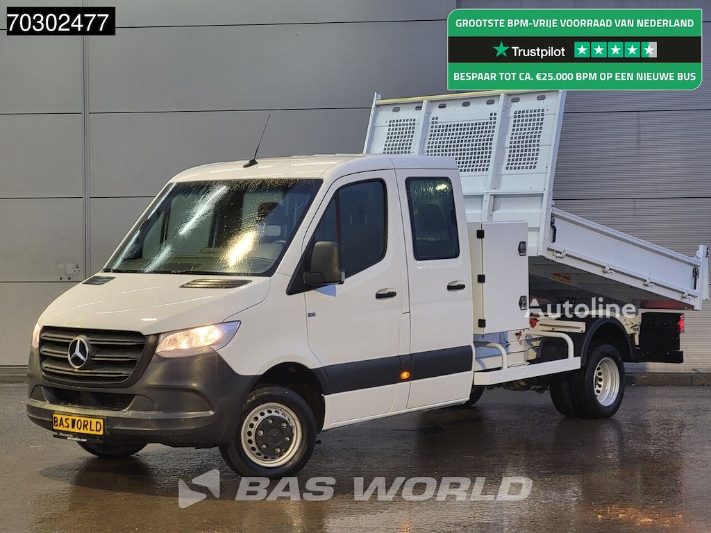 Mercedes-Benz Sprinter 514 CDI Kipper met Kist Dubbel Cabine Dubbellucht 3,5 T kamion kiper < 3.5t