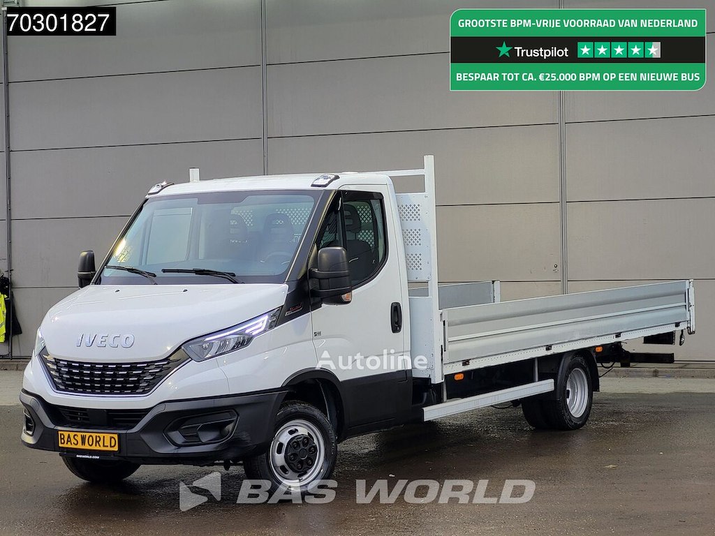 IVECO Daily 35C18 3.0L 511cm Automaat Luchtvering Dubbellucht LED Airc kamion s ravnom platformom < 3.5t