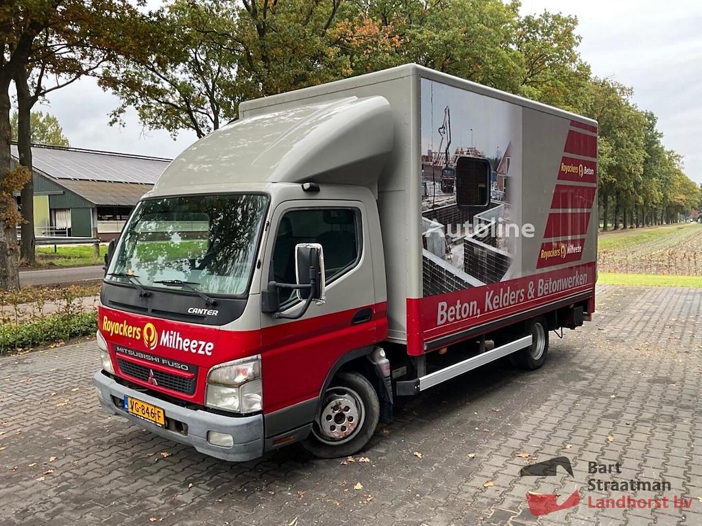 Mitsubishi CANTER 3C13 4x2 Euro 4 handgeschakeld, gesloten laadbak met laad kamion furgon < 3.5t