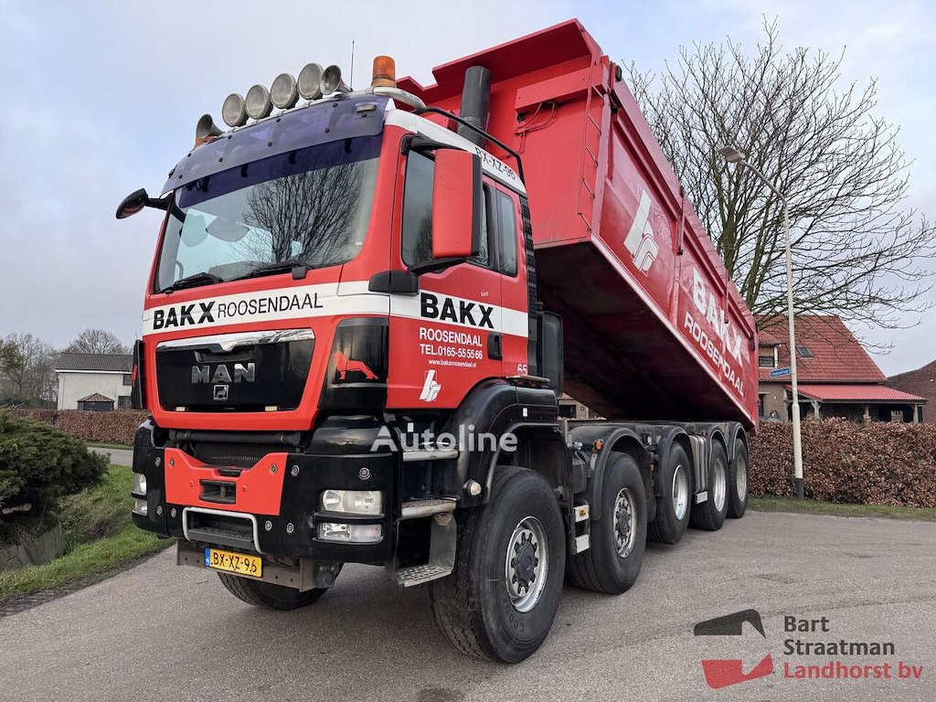 MAN TGS 49.480 10X8 Euro 5 met geisoleerde kipper en milieukleppen. kiper