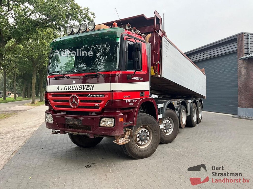 Mercedes-Benz ACTROS 5046 AK 10x8 Euro 5 met geisoleerde asfaltkipper met alum kiper