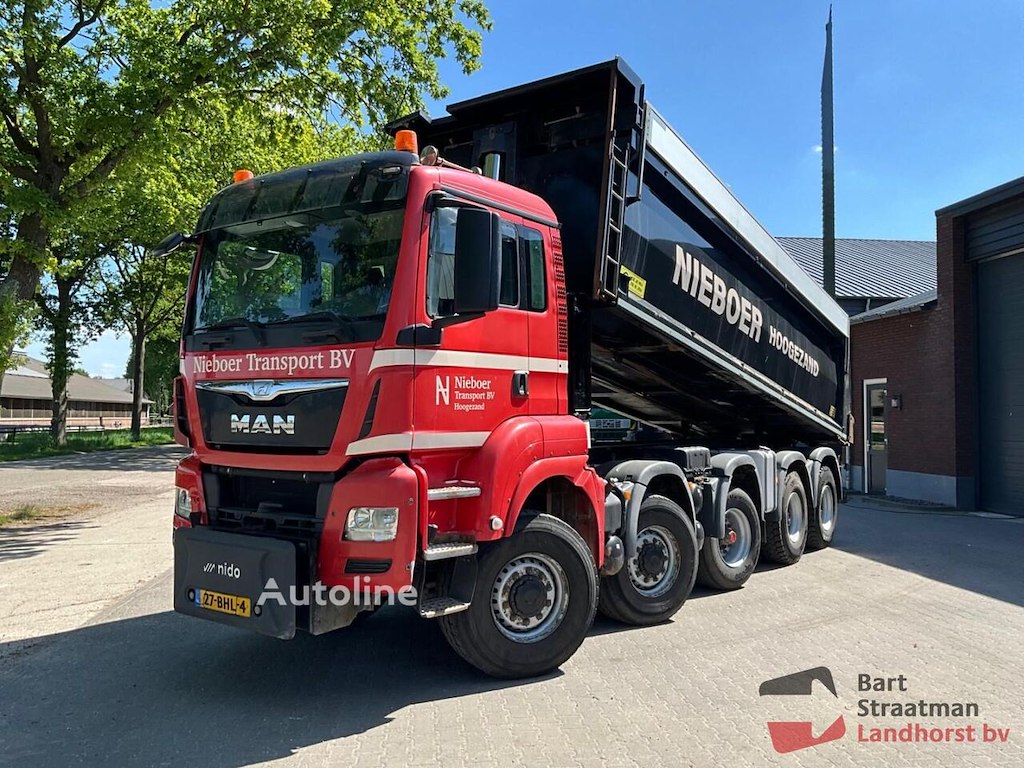 MAN TGS 49.440 10x8 Euro 6 kipper met kleppen kiper
