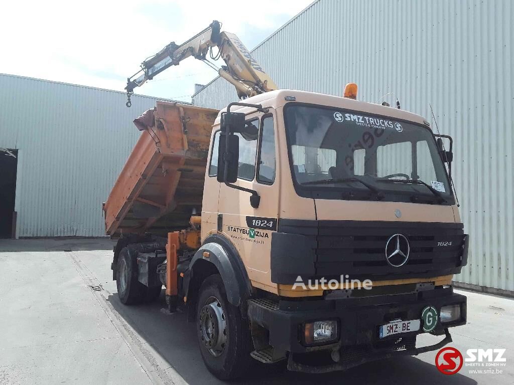 Mercedes-Benz SK 1824 Lames grue Atlas Ak 80-1 kiper