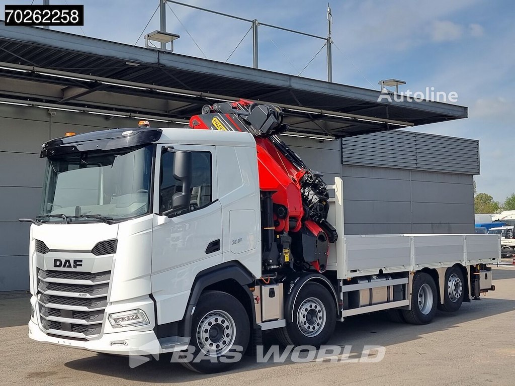 Novi DAF XF 530 8X2 NEW Palfinger PK580 TEC Kran Crane Fly-Jib Winch Lift kamion s ravnom platformom
