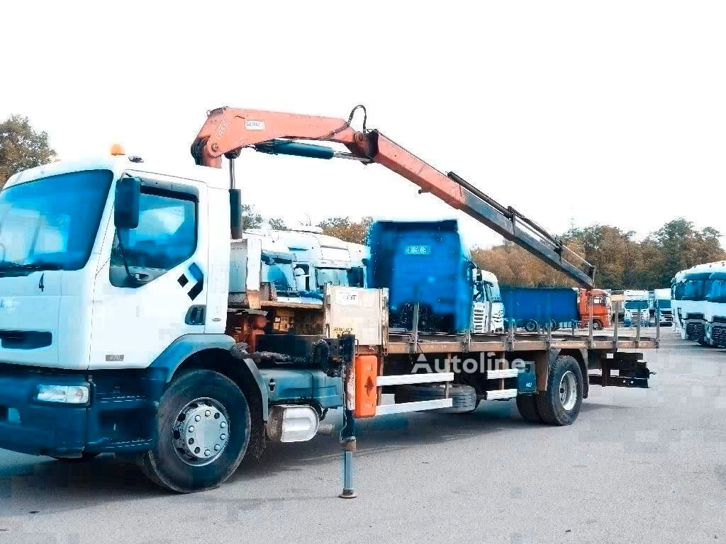 Renault 270dci *Pritsche/Kran /Fassi* kamion s ravnom platformom