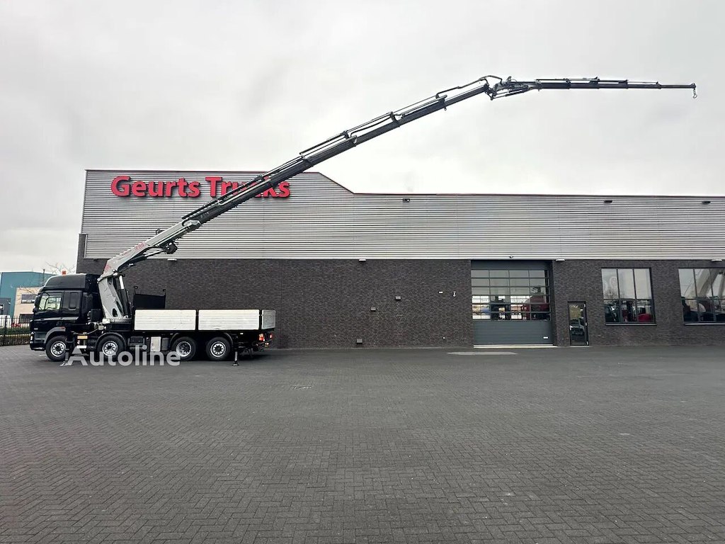 DAF CF 460 8X2 BAKWAGEN MET FASSI F660RA.2.27 XHE-DYNAMIC MET JIB L6 kamion s ravnom platformom