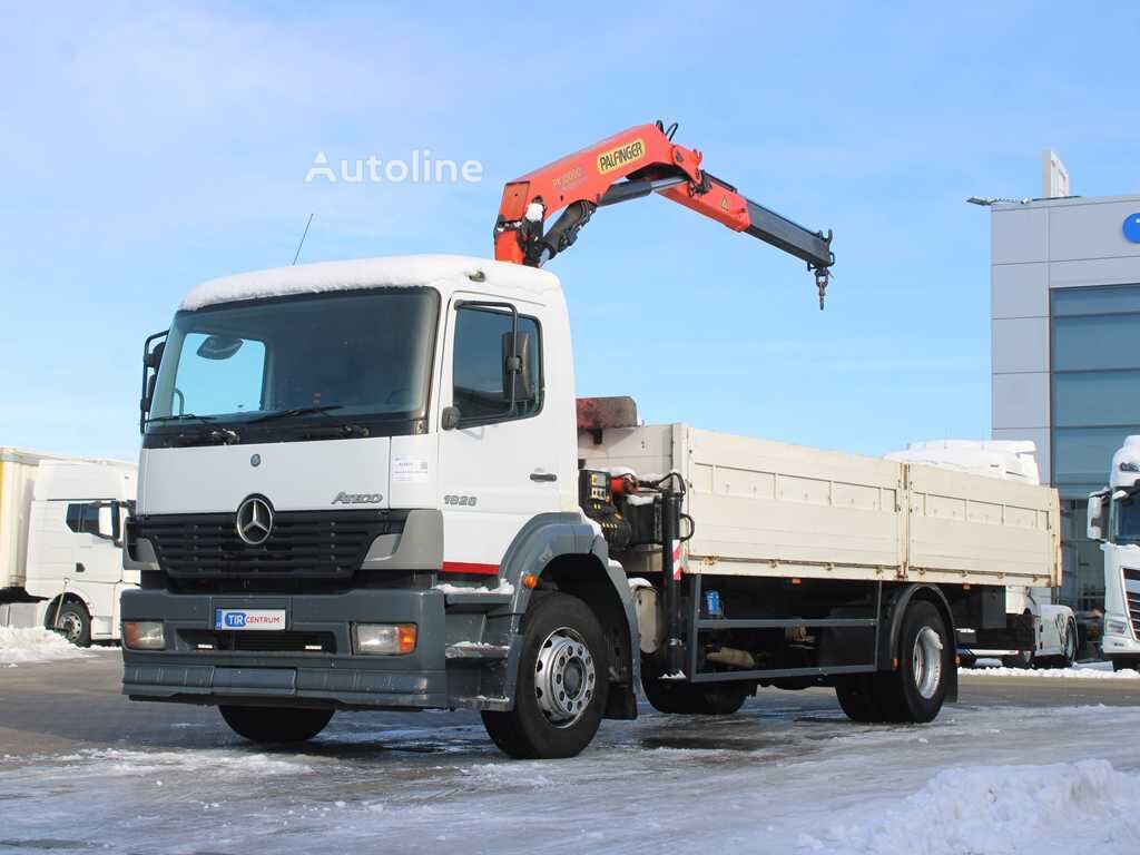 Mercedes-Benz ATEGO 1828, EURO 5, SIDE BOARD, HYDRAULIC ARM PALFINGER PK10000 kamion s ravnom platformom
