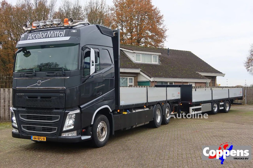 Volvo FH 460 Open Laadbak + Aanhanger Nieuw Smart-TACHO generatie 2-V2 kamion s ravnom platformom