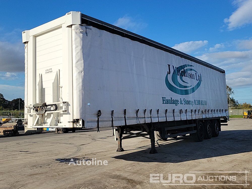 Prodaje se Schmitz Cargobull Tri Axle Curtainsider Trailer (Plating Certificate Available, Te poluprikolicu sa kliznom ceradom na aukciji