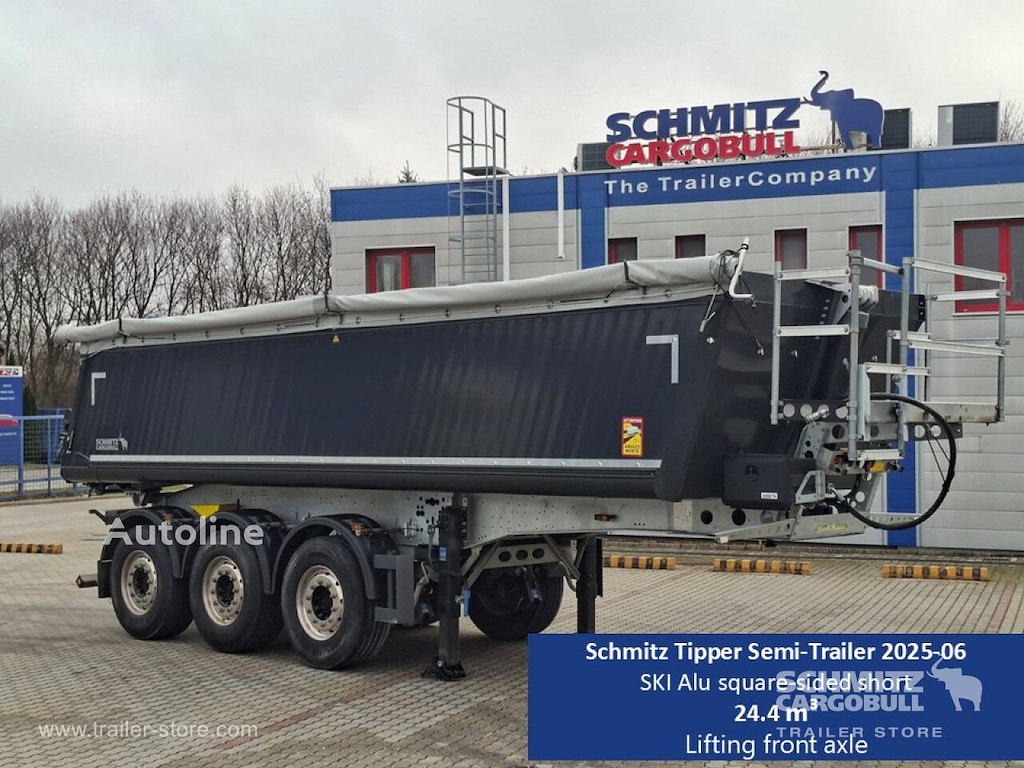 Nova Schmitz Cargobull Tipper Alu-square sided body poluprikolica kipera