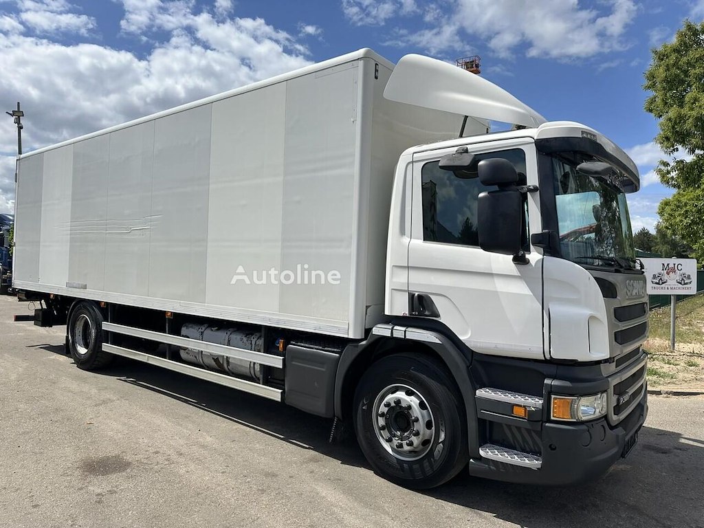 Scania P320 RETARDER - CLOSED BOX 8m25 x 2m47 x 2m30 - TAILLIFT 2000kg kamion furgon