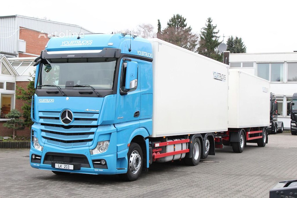Mercedes-Benz Actros 2548 kamion furgon + prikolica furgon