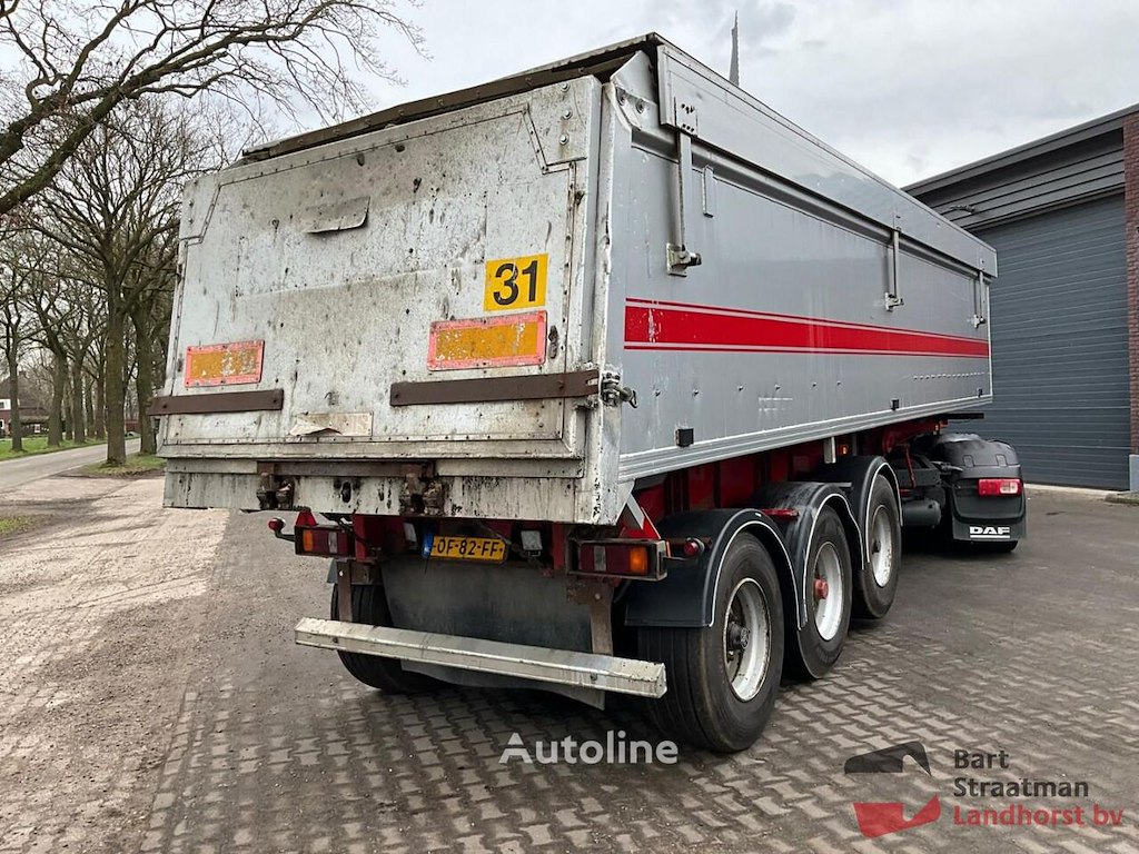 Bulthuis TSTA04 3 assige trailer, aluminium kipper met milieukleppen. poluprikolica kipera