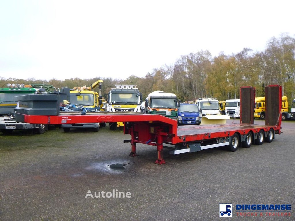 Nooteboom 4-axle semi-lowbed trailer 75 t + ramps poluprikolica sa niskom platformom