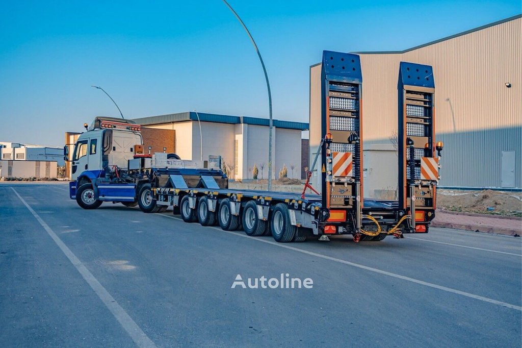 Nova Raptor Trailer 5 Axle Extendable Lowbed poluprikolica sa niskom platformom