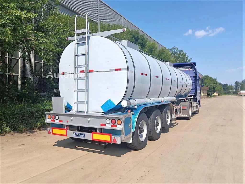 Nova ZW-Trailer 3 axle 45000 L Stainless Steel Tanker Trailer for Saudi Arabia poluprikolica autocisterna