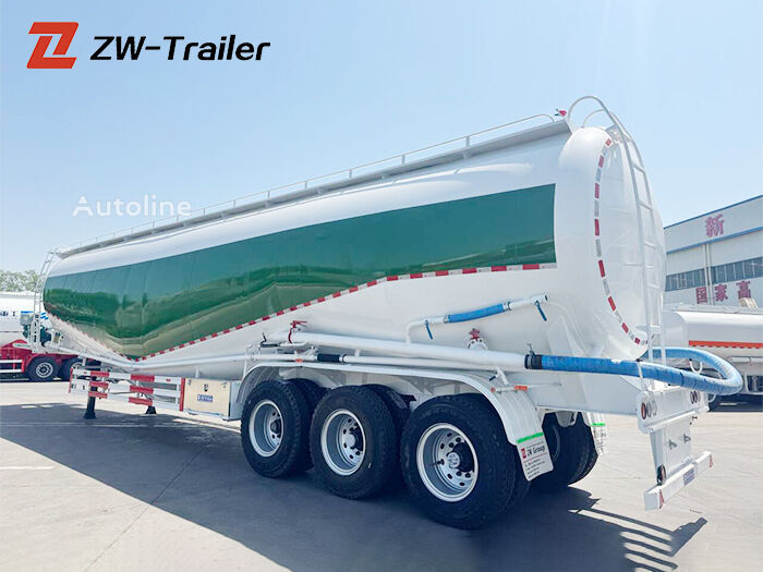 ZW-Trailer 3 Axle 85CBM Pneumatic Bulk Cement Semi Trailer for Saudi Arabia cisterna za prevoz cementa