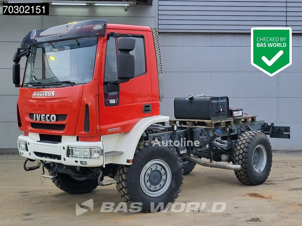 Novi IVECO Eurocargo 150E300 4X4 NEW! 15T chassis 2012 production Euro 5 kamion šasija