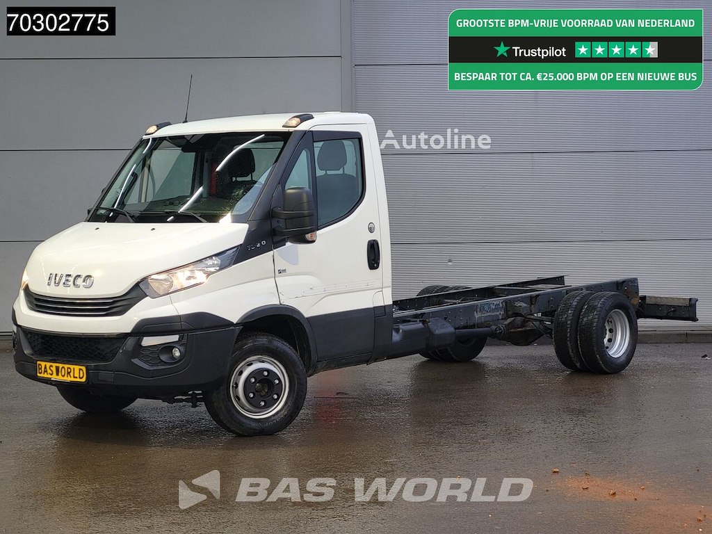 IVECO Daily 70C21 3.0L Automaat Luchtvering 435cm WB 210PK Chassis Cab kamion šasija