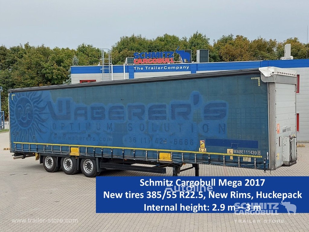 Schmitz Cargobull TolÃ³ponyva Mega poluprikolica s ceradom