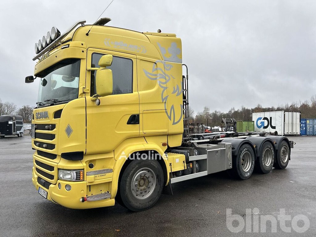 Prodaje se Scania R 450 rol kiper sa kukom na aukciji