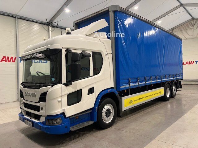 Scania L320 6x2 Rear Lift Curtainsider kamion sa klizna zavesa cerada