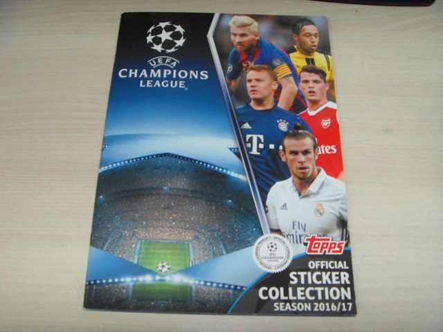 Uefa Champions league 2016 - 17 album topps prazan albu