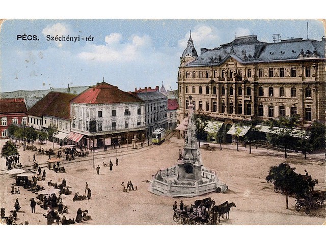 Pečuj - Szechenyi-ter, 1910.