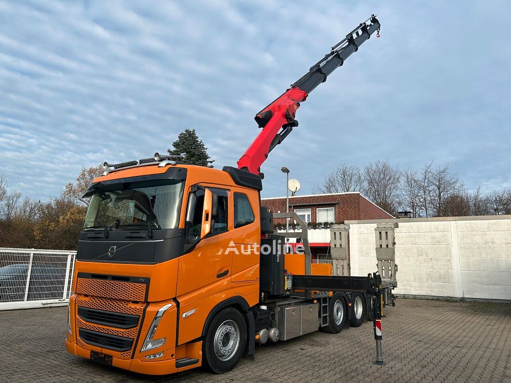 Volvo FH 510 Plattform + PK30002 TEC + Rampen autotransporter