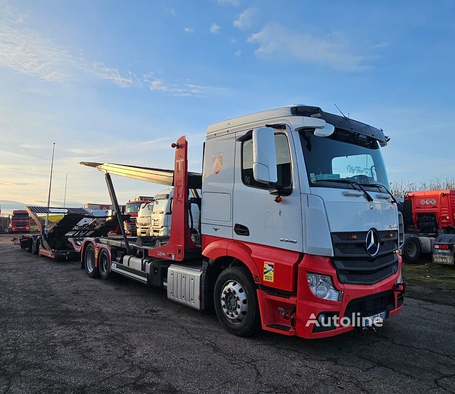 Mercedes-Benz Actros 2348 autotransporter + prikolica autotransportera