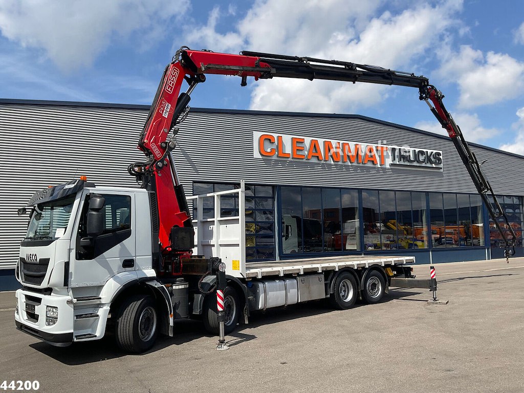 IVECO Stralis AD320S46Y Euro 6 Fassi 45 Tonmeter laadkraan + Fly-Jib kamion platforma