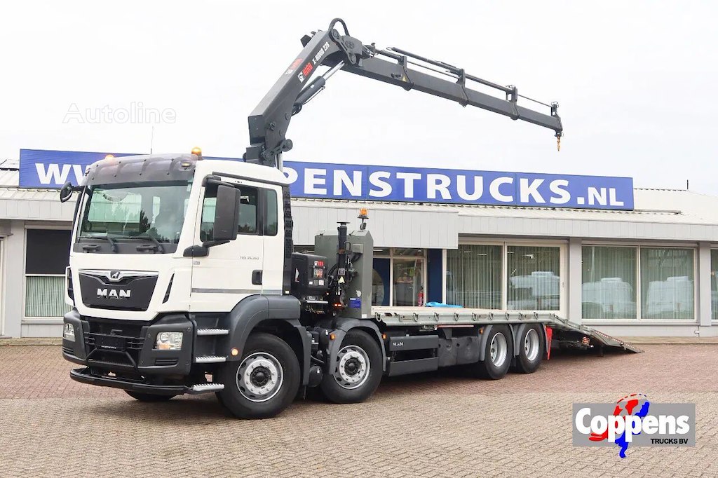 MAN TGS 35.360 Kraanwagen + oprijwagen Hiab 228 E3 šlep auto