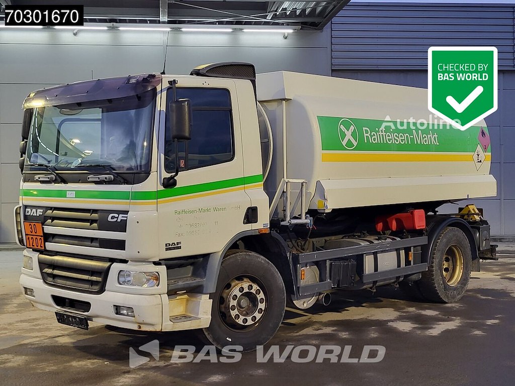DAF CF75.310 4X2 13500 Lohr tanker 2 compartments ADR Manual Euro 3 autocisterna za gorivo