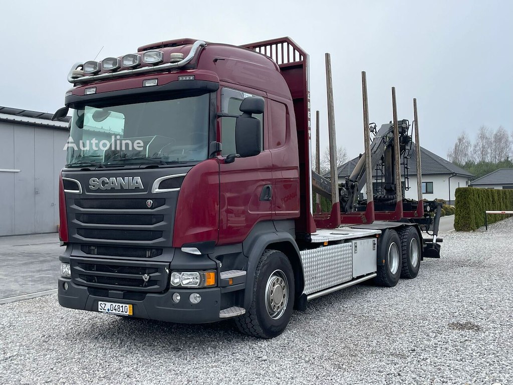 Scania R580 kamion za prevoz drva