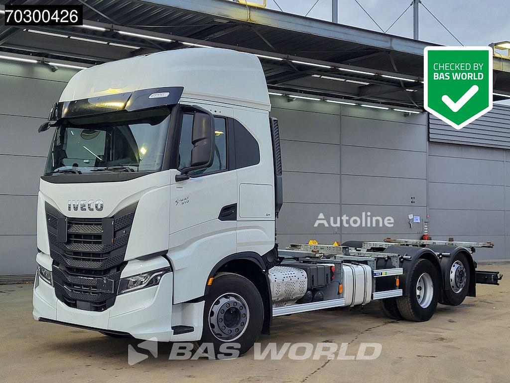 IVECO S-Way 510 6X2 Retarder Full Air Lift Axle BDF Euro 6 vozilo za prevoz kontejnera