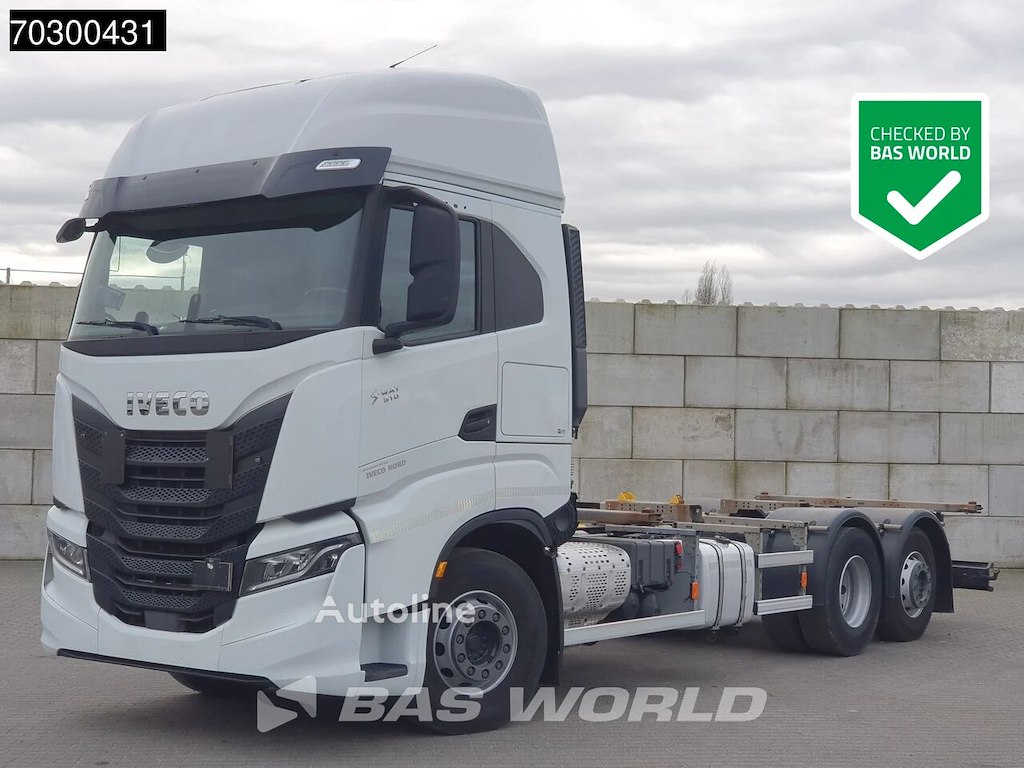 IVECO S-Way 510 6X2 Retarder Full Air Lift Axle BDF Euro 6 vozilo za prevoz kontejnera